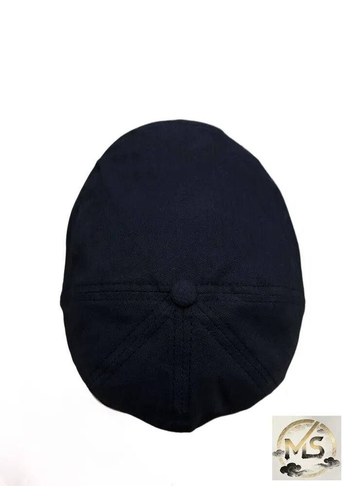 Кепка мужская черная хлопковая 3XL-4XL (56-58), Летняя модель, Размер 56-58 сантиметров — фото 1