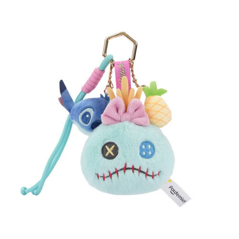 Официальная плюшевая игрушка Disney Stitch Lotso Винни Пух брелок кулон кукла подарок Цвет：6.5см Дори Летний Пляж