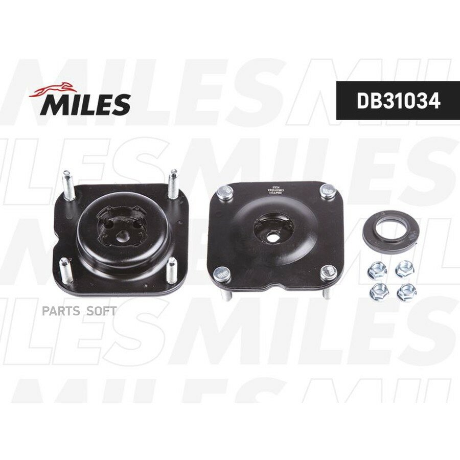Опора амортизатора MAZDA 626(GF) 1.8-2.0 97-02/MPV(LW) 2.0-3.0 99-06 пер. с подшипником MILES MILES DB31034 | цена за 1 шт