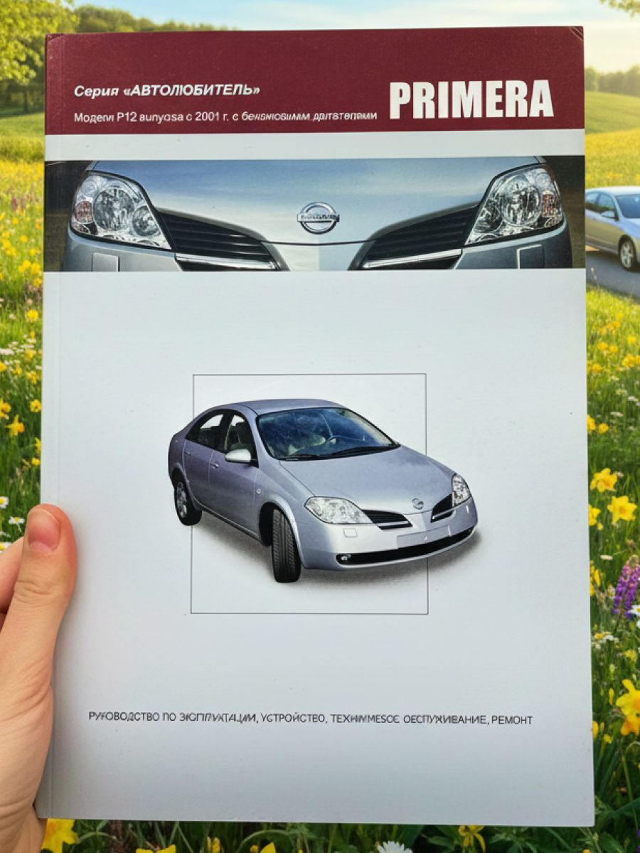 Книга Nissan Primera P12 с 2001 г. руководство по ремонту Ниссан Примера П12