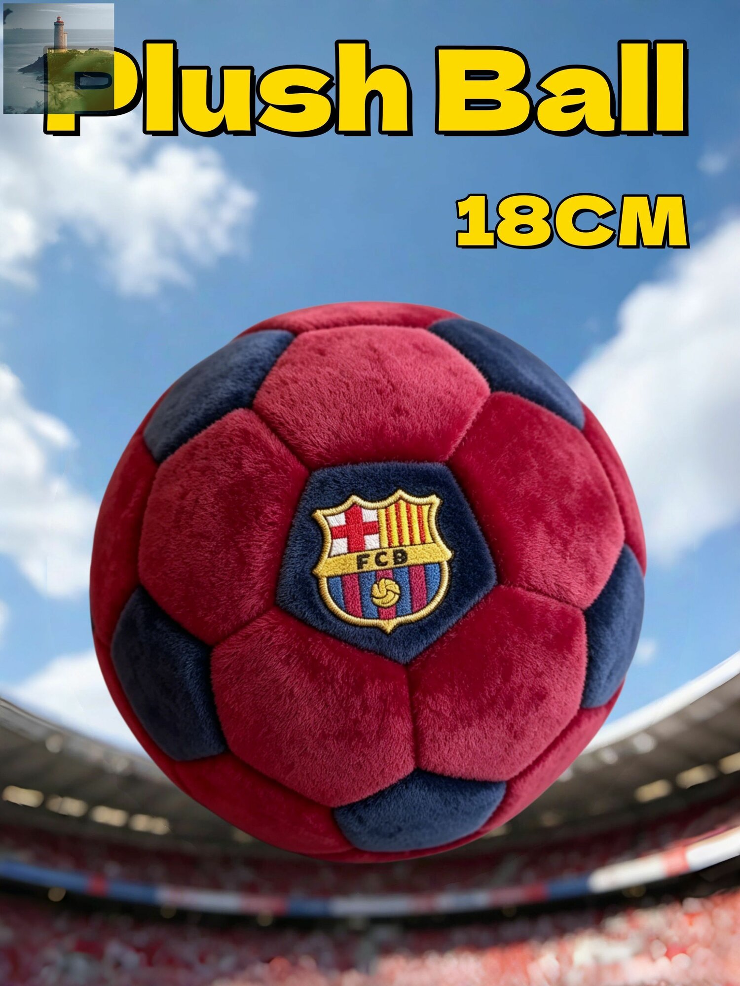 Plush ball мяч футбольный