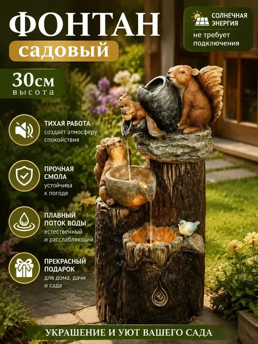 Фонтан садовый