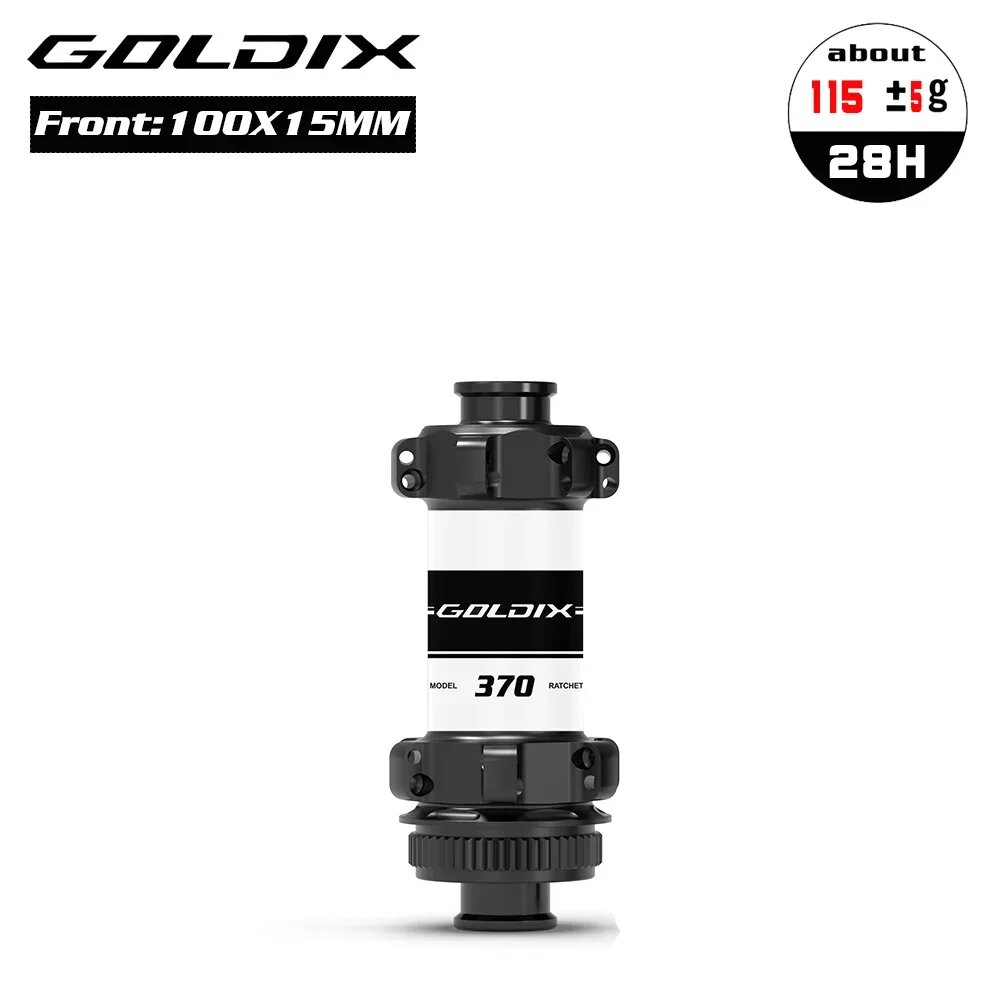 GOLDIX M370 28H вело втулка BOOST MTB 28H 100x15