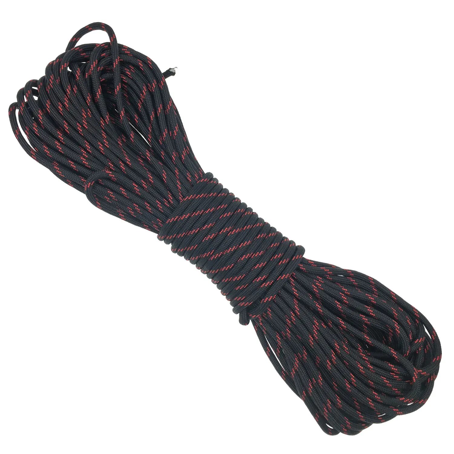 Yougle паракорд 750LB 7 прядей 4 мм Black Camo, 100FT