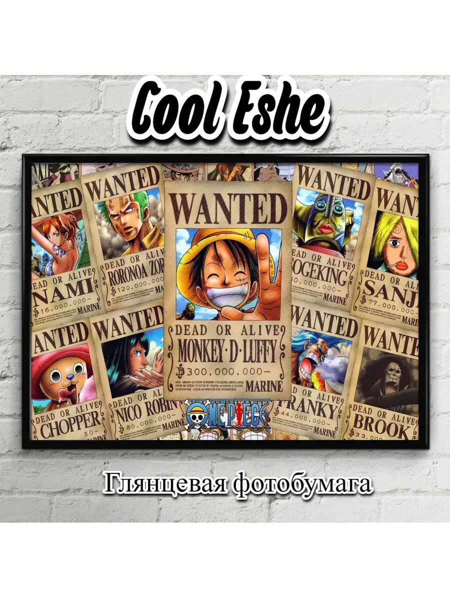 Плакат "One Piece Мультсериал" А4