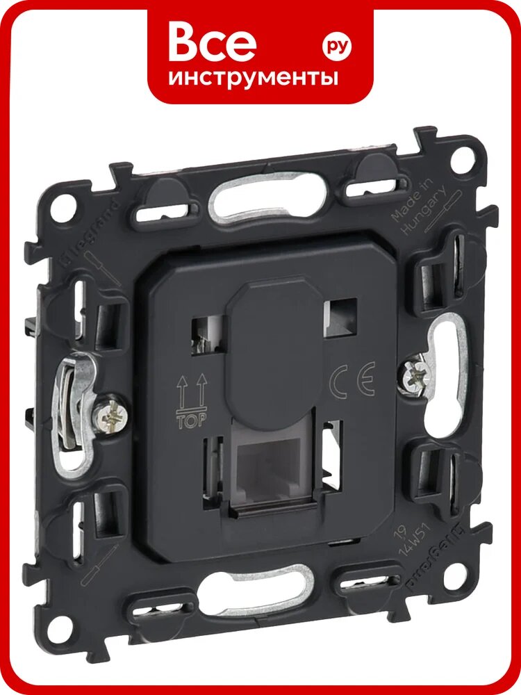 Розетка Legrand Valena Мех IN'MATIC ТЛФ 1-ая RJ11 753068