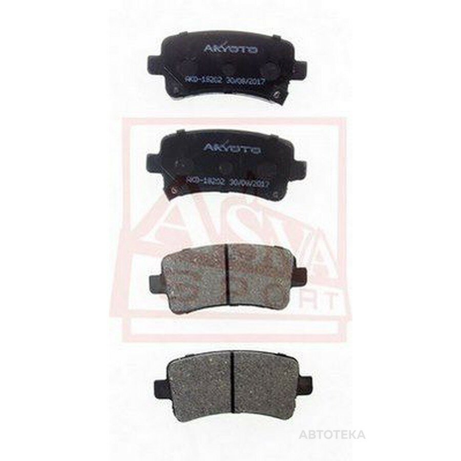 Колодки тормозные OPEL задн. ASVA AKD18202
