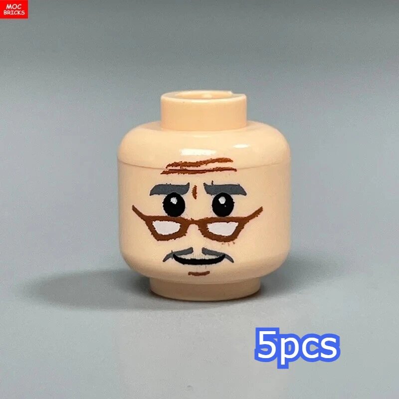 Голова для Lego фигурки, цвет X8241, 5 шт