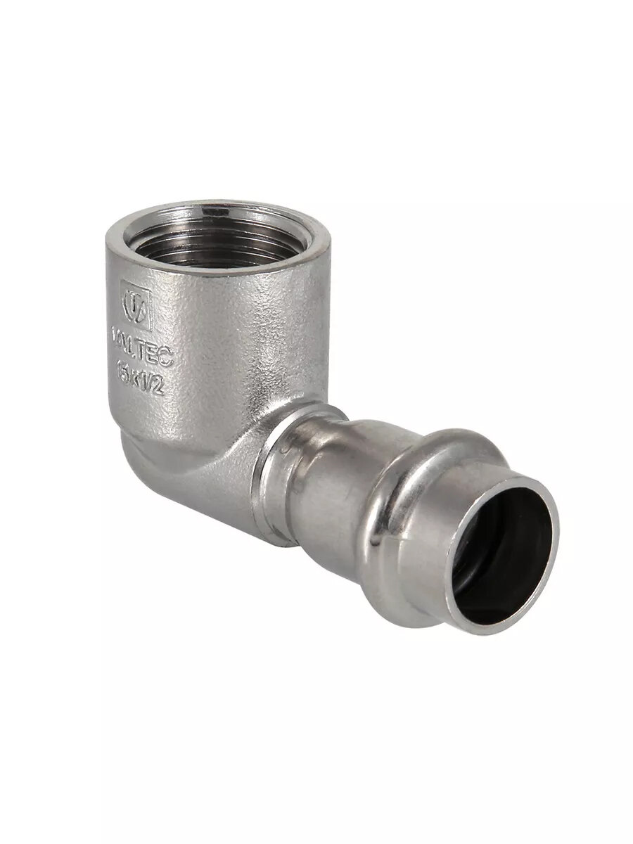 Угольник 90* с переходом на внутр. резьбу, нерж сталь VALTEC 28х3/4" VTi.952. I.002805