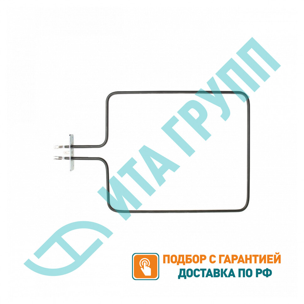 ТЭН духовки Ariston, Beko, Indesit, Whirlpool нижний 1100 Вт, 370x250мм, COK102AC, 562900004