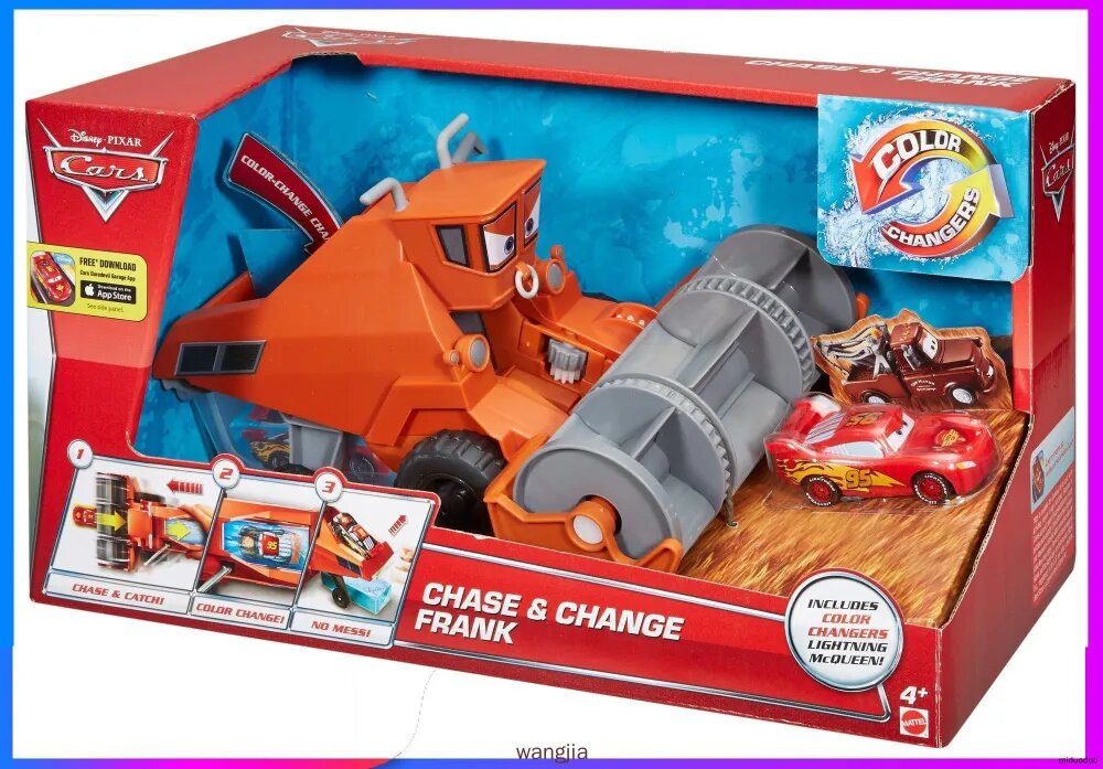 Тачки mattel набор комбаин фрэнк