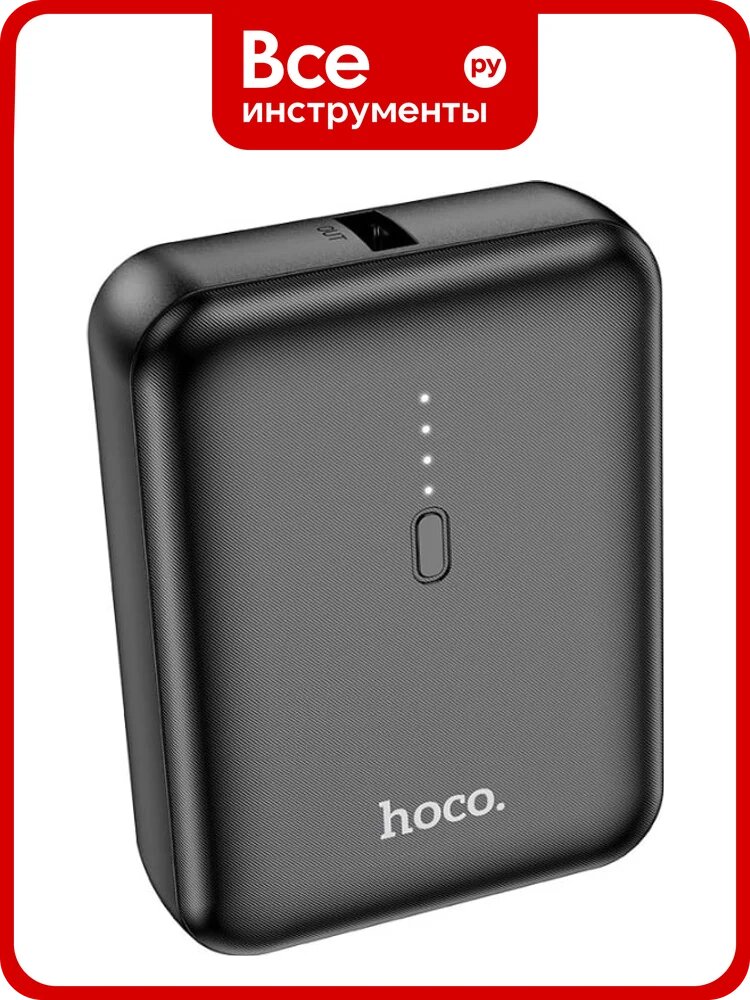 Внешний акб Hoco j96 strider 5000mah, 1xusb, 2а, li-ion (черный) 0L-00057523