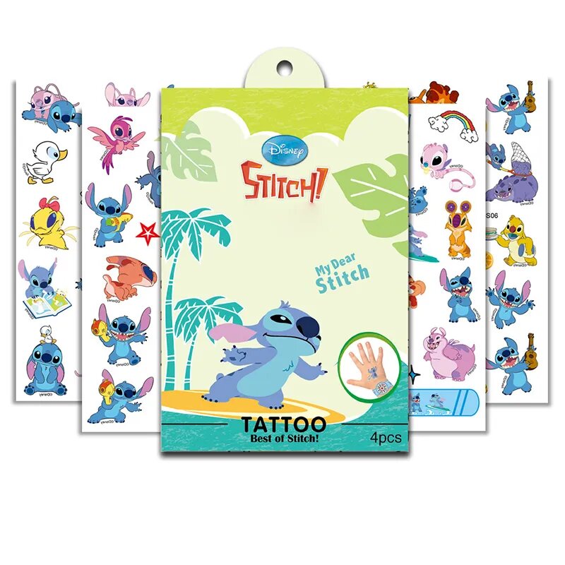 Disney Набор наклеек 1 комплект 100 шт Stitch Toy Story
