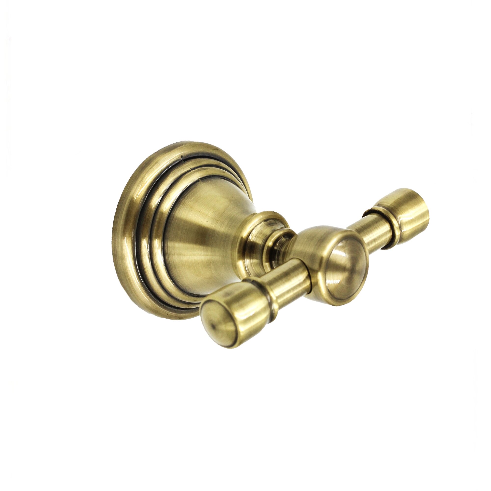Крючок Bath Plus Bronx Gold стальной двухрожковый цвет золото