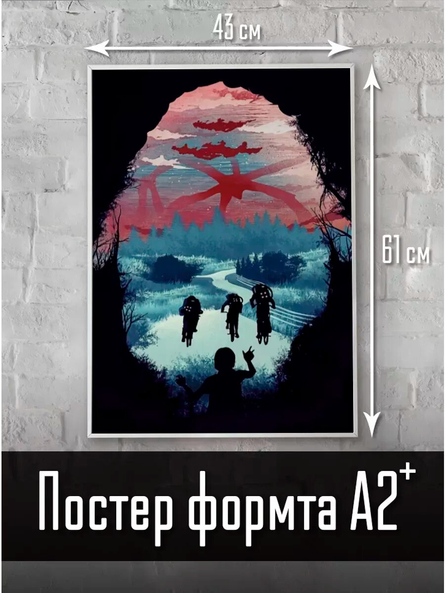 Осд постер А2 Очень странные дела Stranger Things