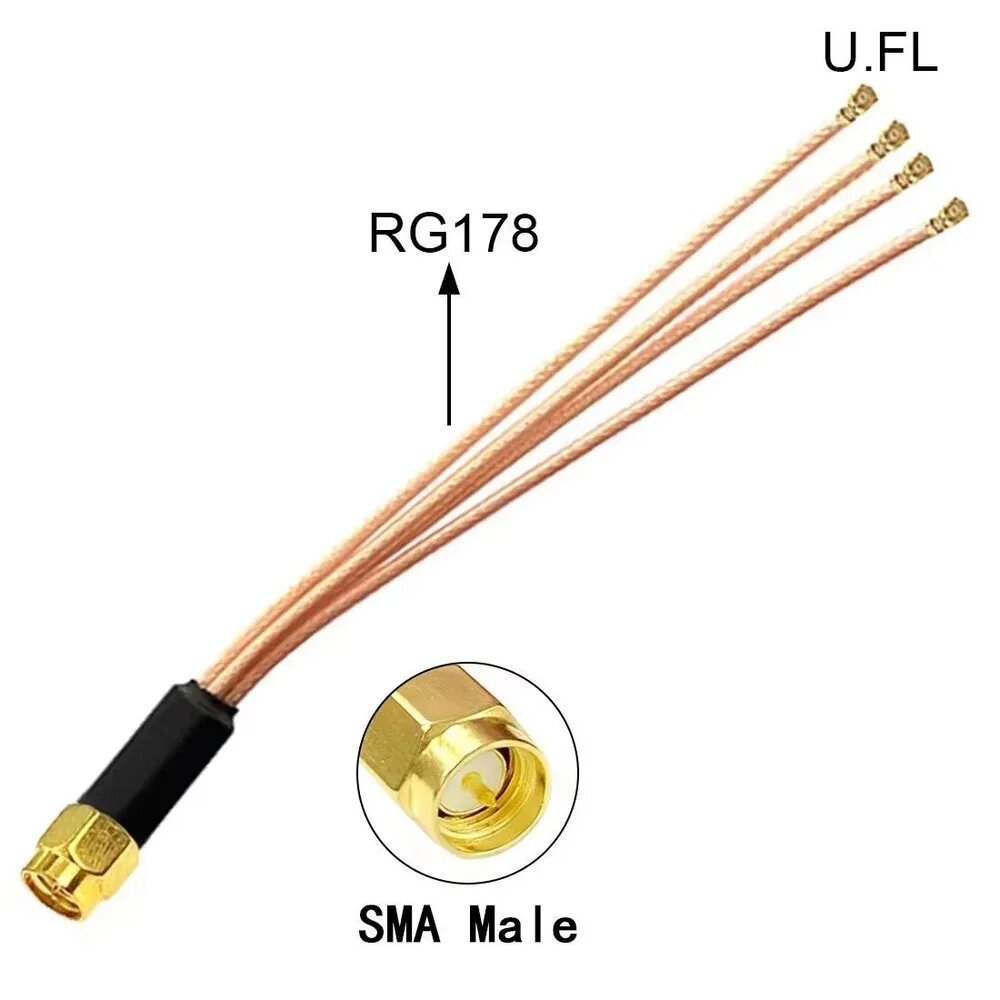 SMA к U.FL кабель RG178