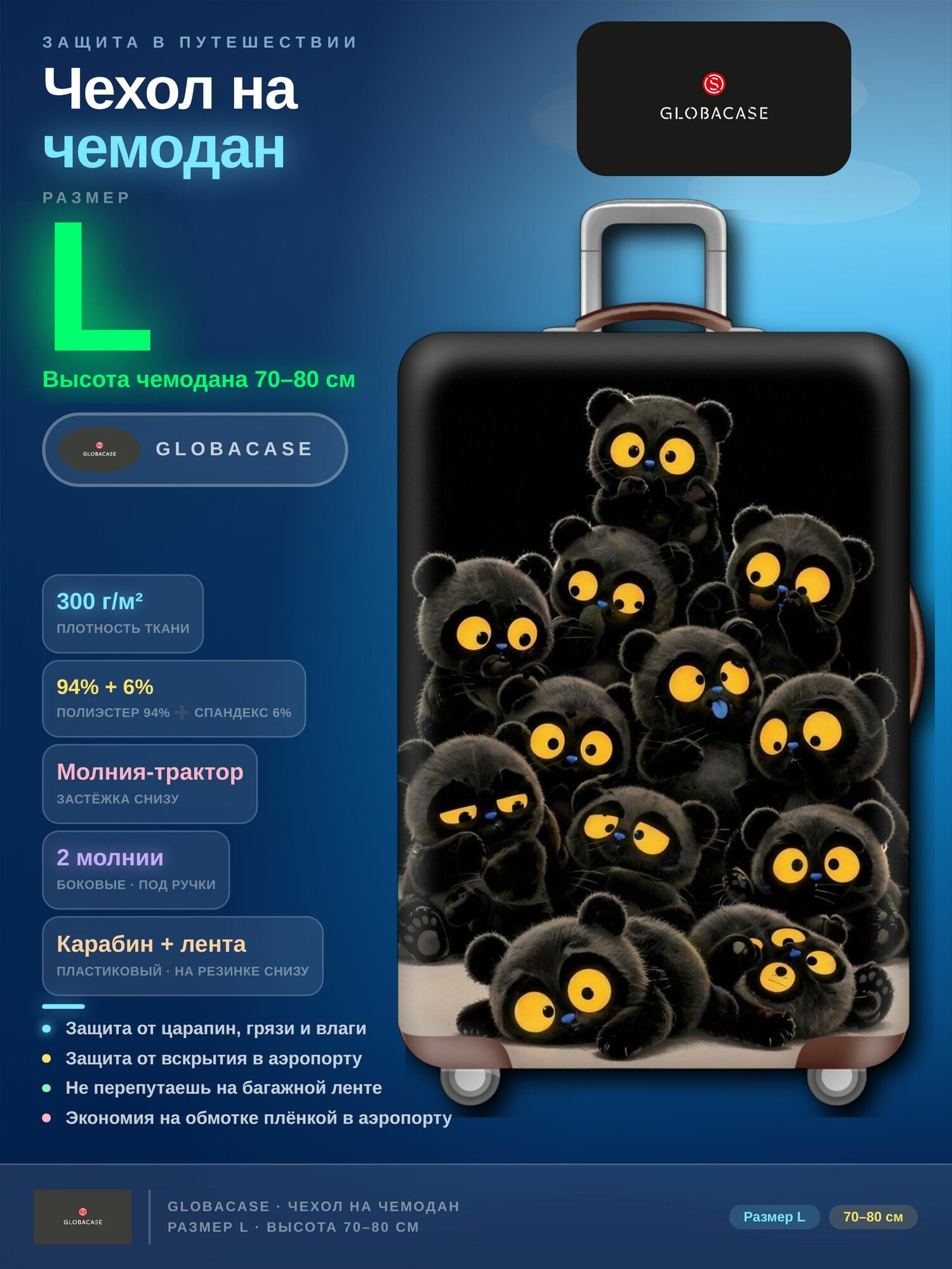 Чехол для чемодана