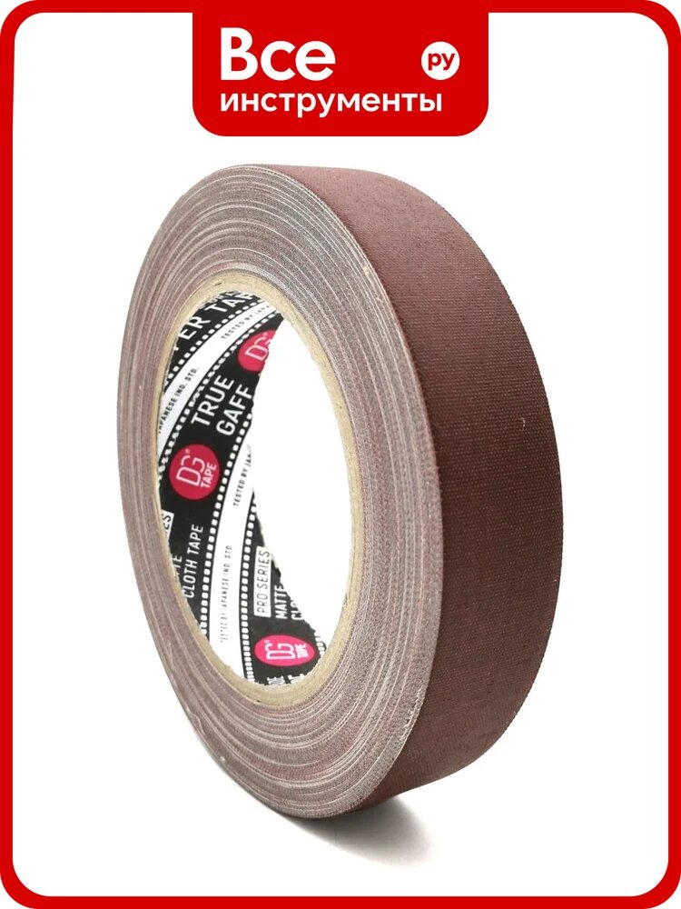 Клейкая лента TrueGaff DGTAPE - Гаффа тейп 25мм/23м - Коричневый TrueGAFF25/25/BR