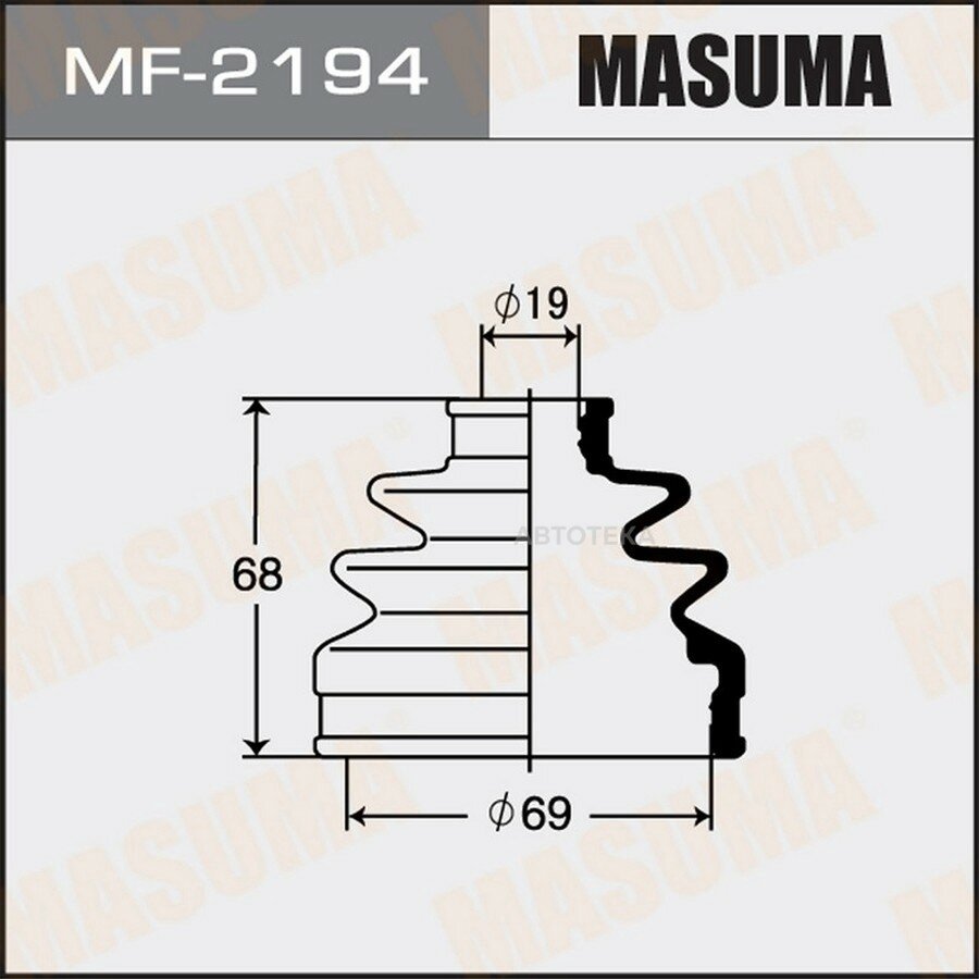Пыльник шруса MASUMA MF2194