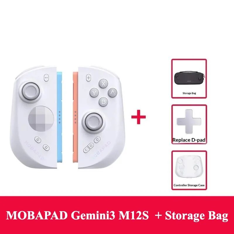 MOBAPAD M12S Контроллер Switch 2 Joy-Con TMR Air Joystick No Drift HD Rumble Беспроводной геймпад для Nintendo Switch NS2 с поддержкой NFC