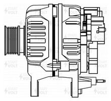 Генератор Для А/М Vag Fabia Ii (07-) Golf Iv (97-) Polo (09-) 1.4I 90A (STARTVOLT LG1825)