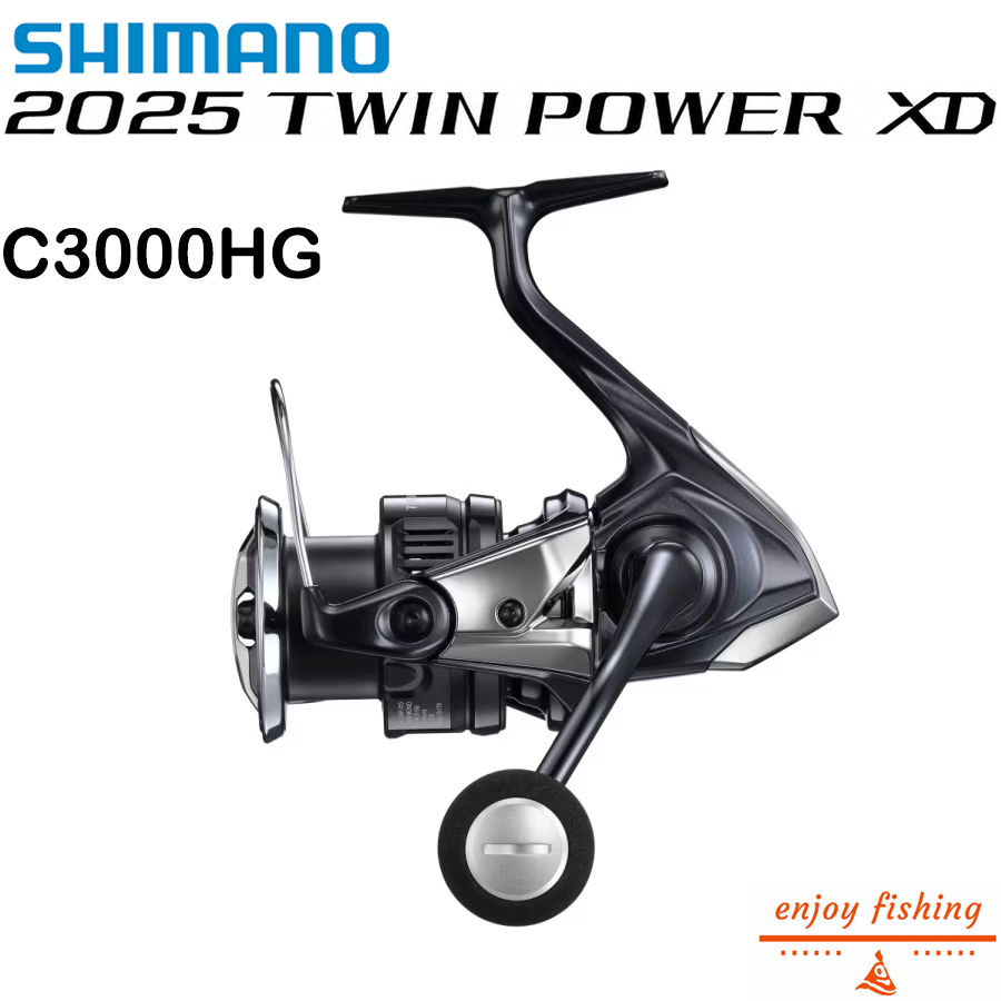 SHIMANO 2025 TWINPOWER XD C3000HG Спиннинговое катушка Подходит для Морская и пресной, Япония