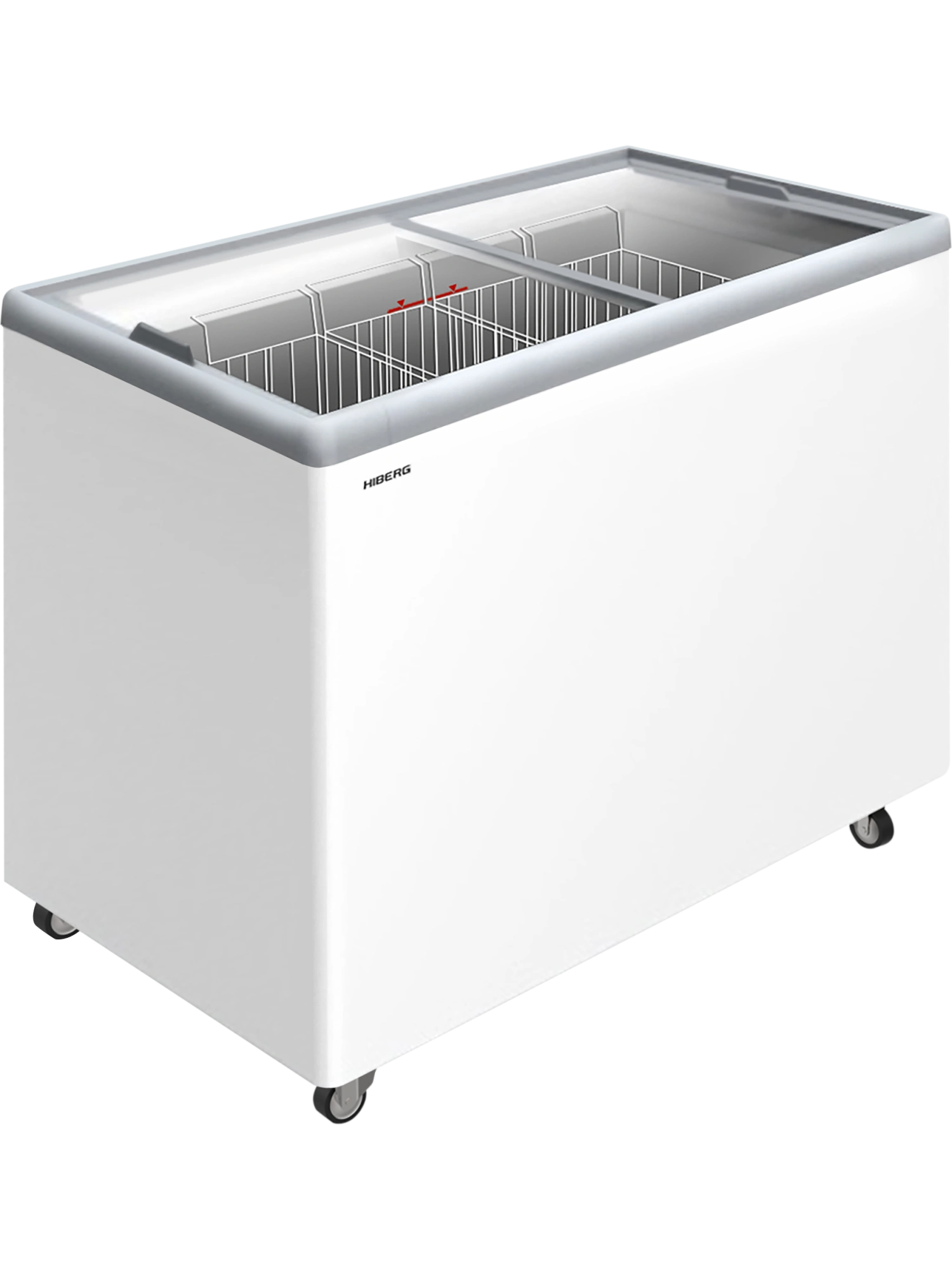 Морозильный ларь HIBERG PS 35 W, 330 л, белый, ручная разморозка