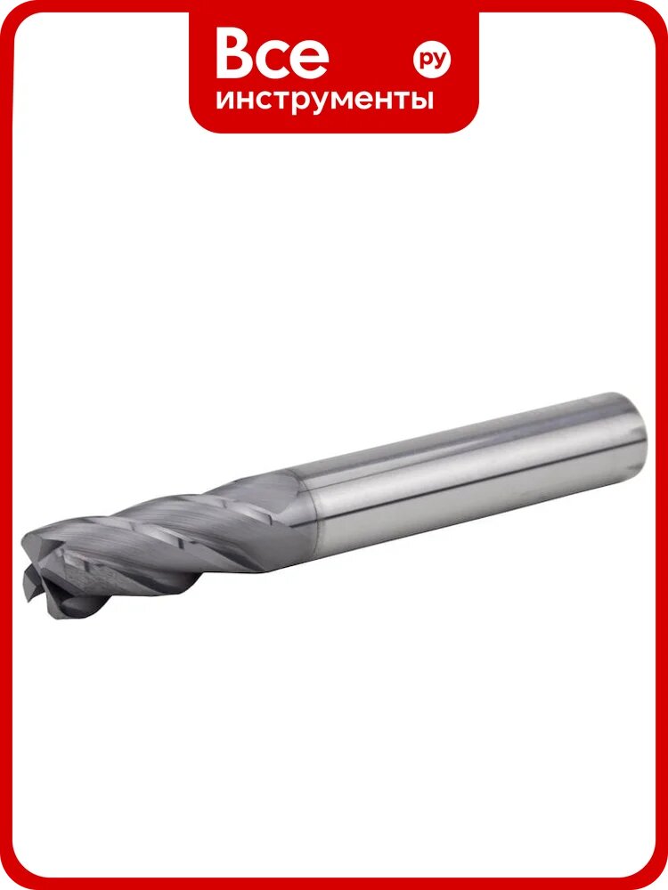 Фреза радиусная NORGAU VHM D10x25xR1x75x10/Z4 Тип N 018125103