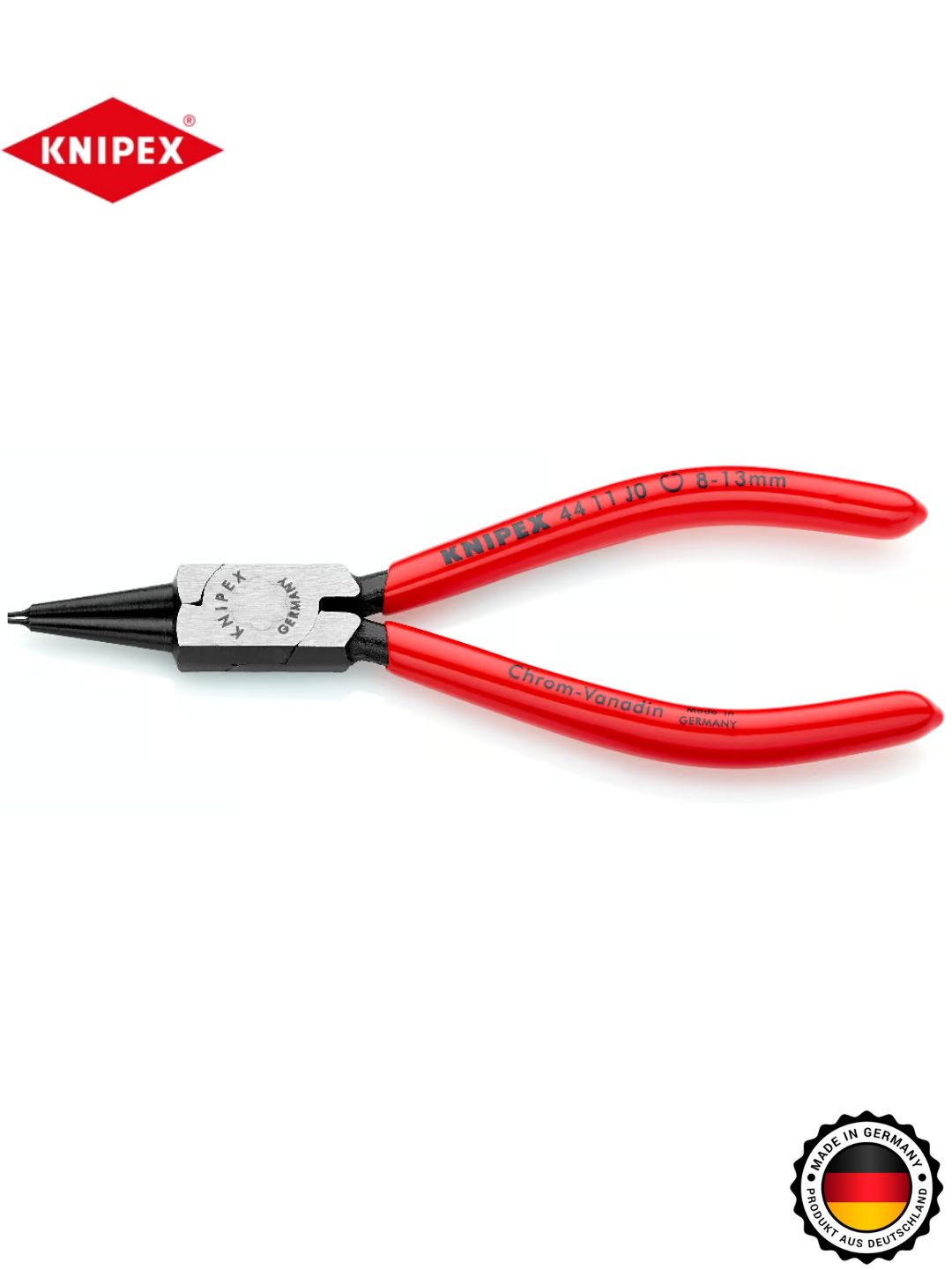 Щипцы для внутренних стопорных колец в отверстиях Knipex 4411J0