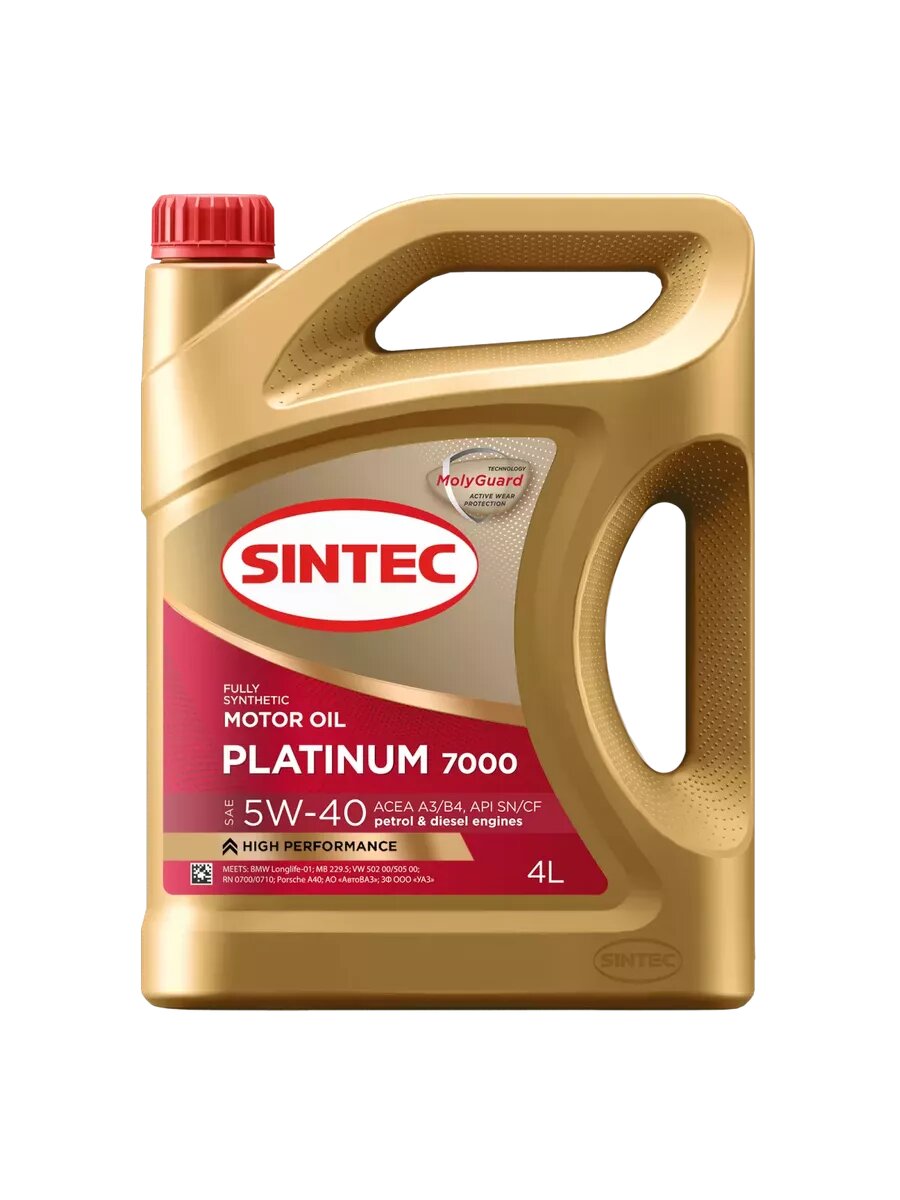 Масло 5/40 Platinum 7000 синтетическое 4 л
