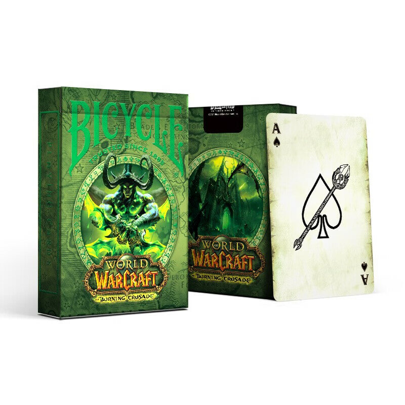 Карты игральные BICYCLE Blizzard World of Warcraft Burning Crusade Limited Edition Цвет：Стиль IP [World of Warcraft: