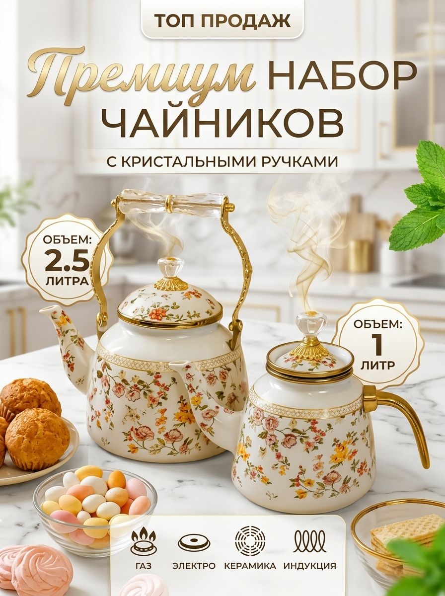 ZWILLON Чайник 3,5 л белый