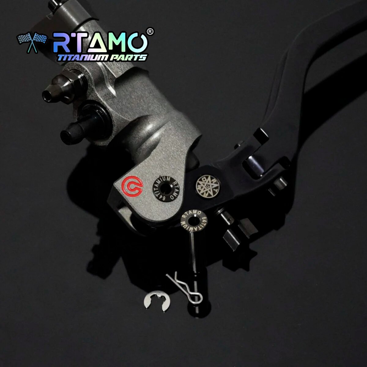 RTAMO Титановый болт рычага насоса для Brembo Pump Pin Black