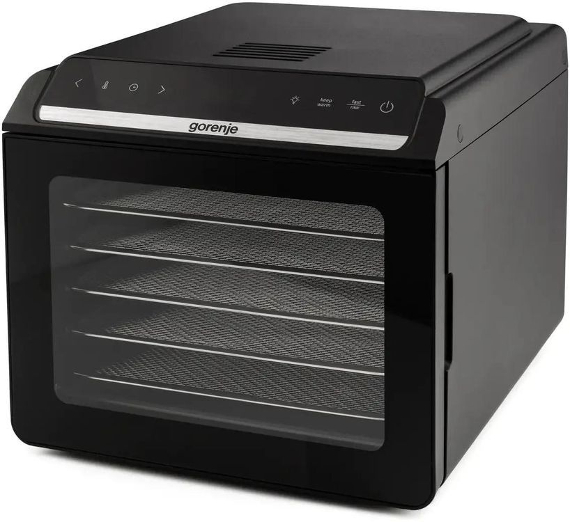Сушилка для овощей, фруктов электрическая Gorenje FDK600DB, черная