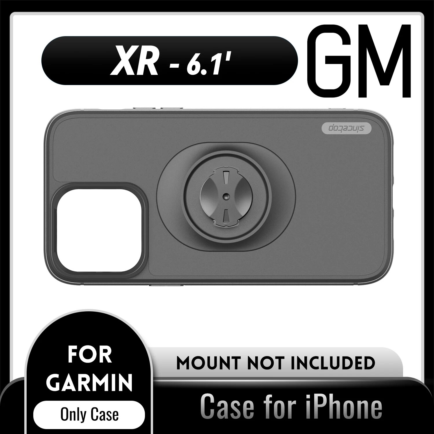 Чехол для iPhone XR Garmin, серый