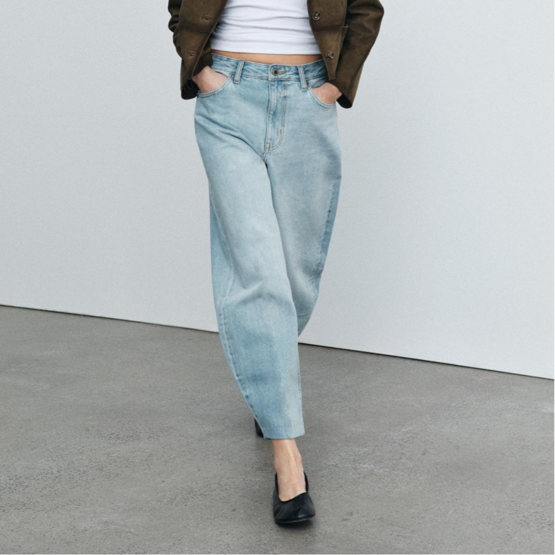 Джинсы зауженные Zara