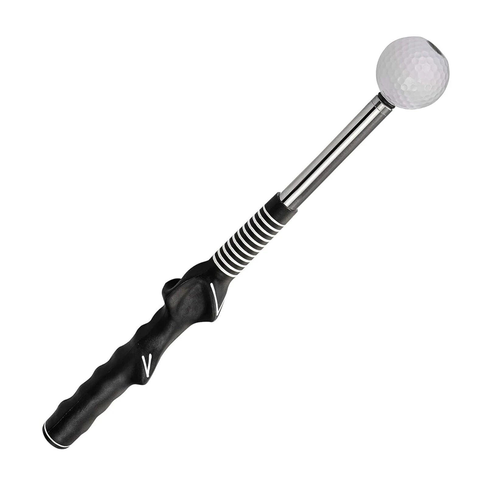 Портативный тренажер для гольфа Retractable Golf Swing Trainer black