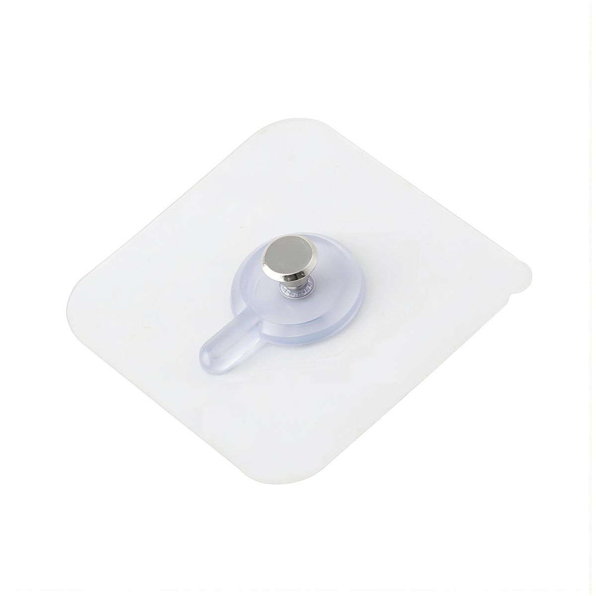 Прозрачная акриловая наклейка с винтом для закрепления рамок на стене без сверления с толстой подложкой 6 на 6 см