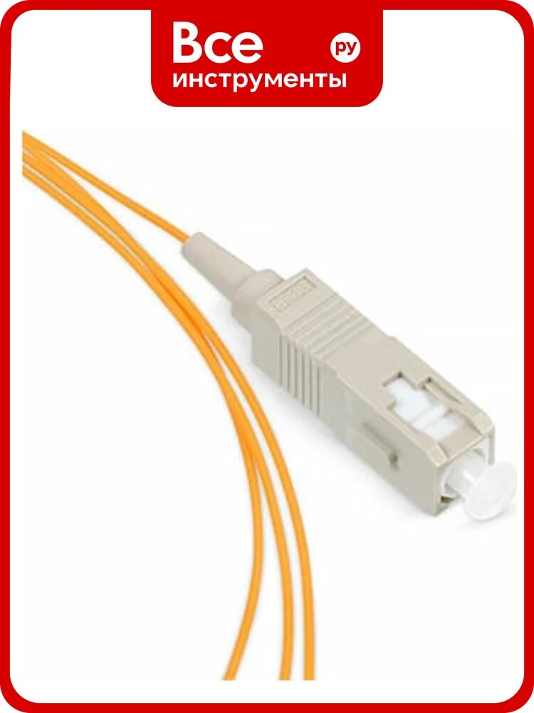 Оптический патч-корд TopLAN симплексный, MM 50/125, 50 м, PC-TOP-OM2-SC/P-SC/P-50