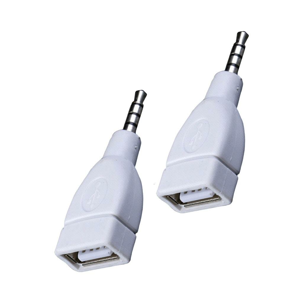 Переходник 3.5 мм AUX – USB 2.0, 2pc