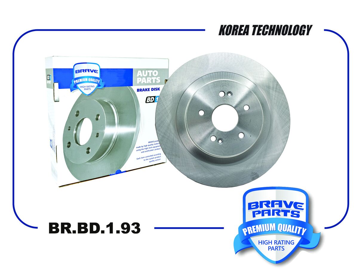 Диск тормозной задний 3502107xgw02a br. bd.1.93 haval jolion 4wd 4b15d (BRAVE BRBD193)