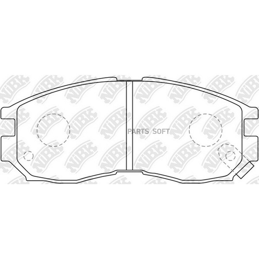 NIBK PN3271 Колодки тормозные дисковые арт. продавца NIBKPN3271