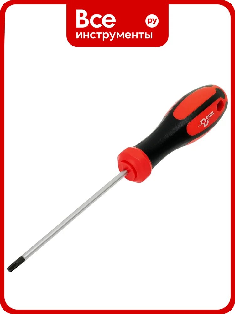 Отвёртка DUEL серии DuoTech torx T20 4x100мм, длина 185мм, DL18-020-100