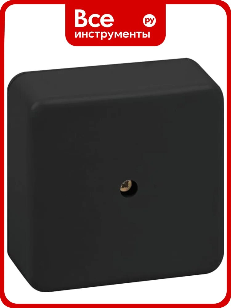 Распаячная коробка ЭРА BSB10010030 100x100x30мм без клеммы черная IP40 Б0061807