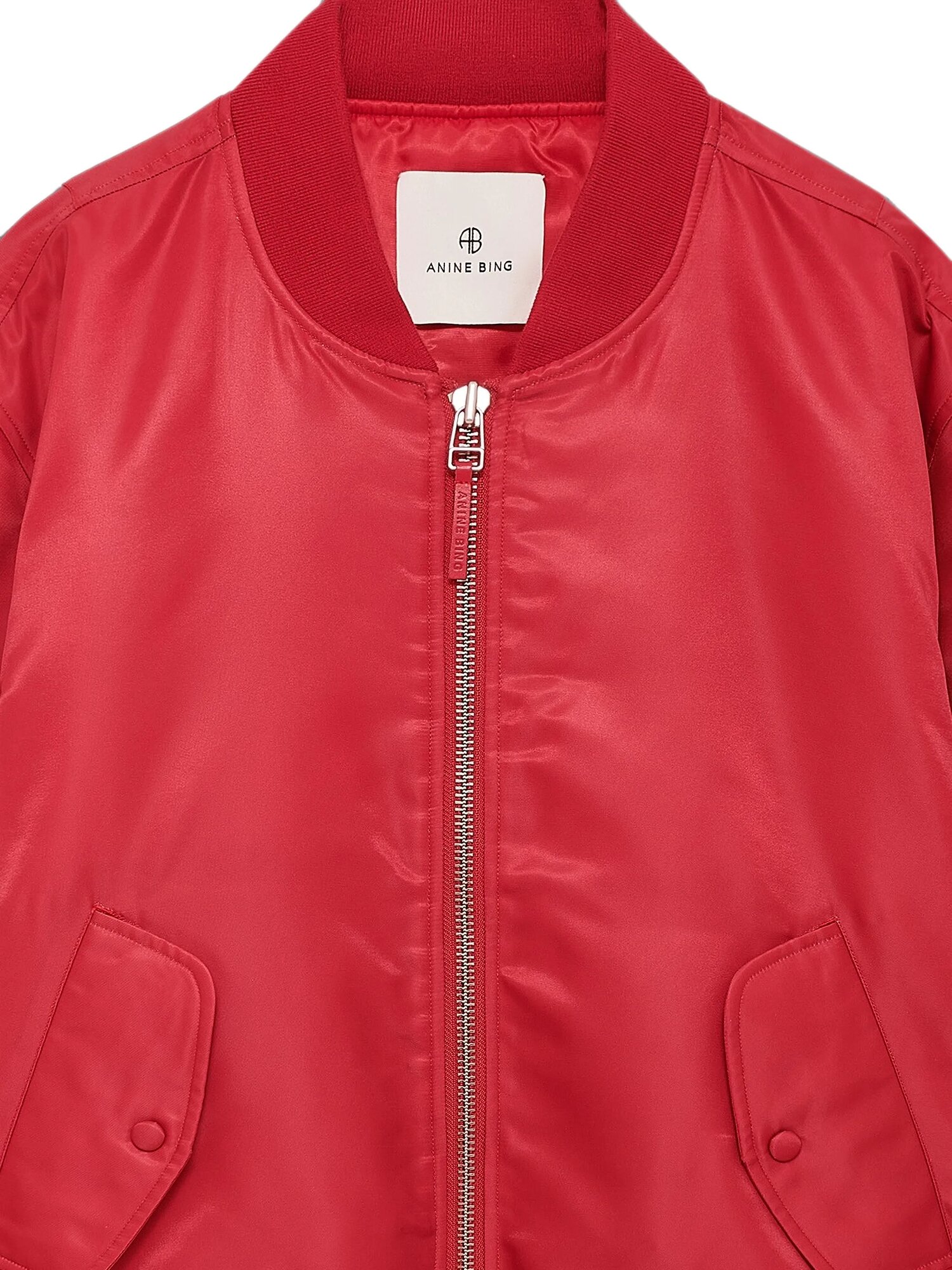 Куртка ANINE BING Leon bomber jacket, размер 32, red — фото 1