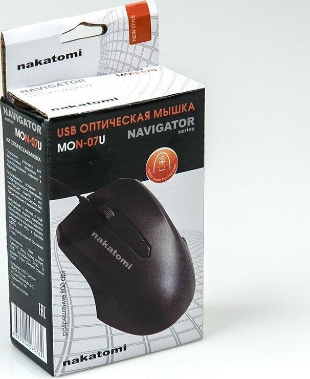 Мышка игровая проводная NAKI MON-07U черный