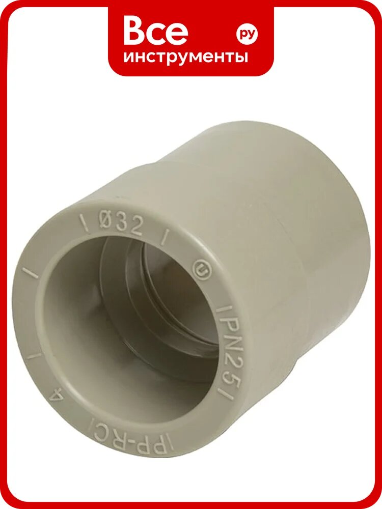 Переходная муфта VRT 40/32, наружная/внутренняя, EVER plast, серый 538353