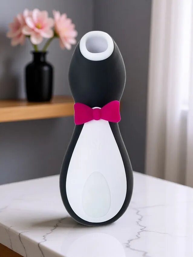 Стимулятор клитора Satisfyer "Pro Penguin Nex", вакуумно-волновой, водонепроницаемый, 11 режимов