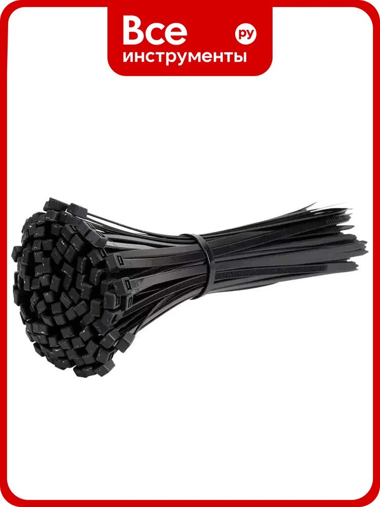 Кабельная стяжка Jazzway PCT 7,6x300-100BL PA6.6, уп. 100 шт. 5054721