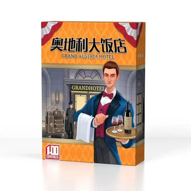 Настольная игра Grand Austria Hotel, стратегическая игра, головоломка